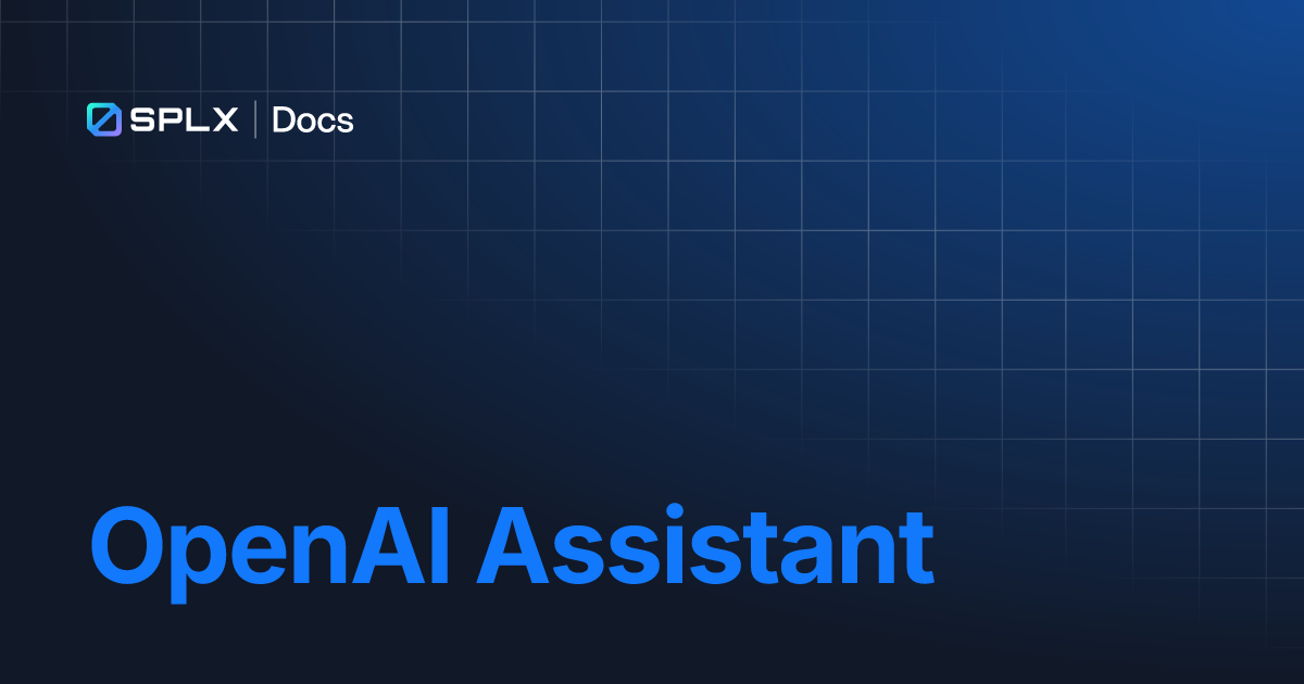OpenAI Assistant | SplxAI Docs